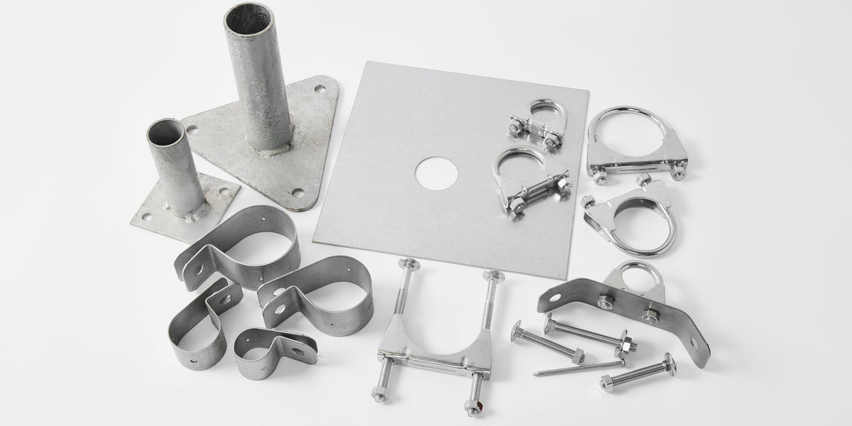 Polytunnel Parts | Clamps, Brackets & Plates | Premier Polytunnels