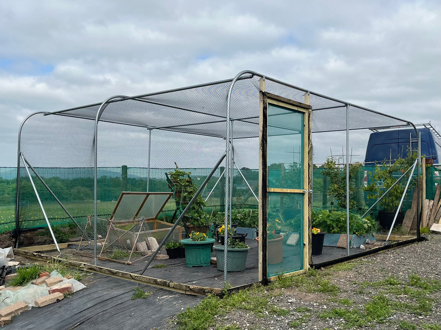 6m Wide Fruit & Veg Cages | Premier Polytunnels